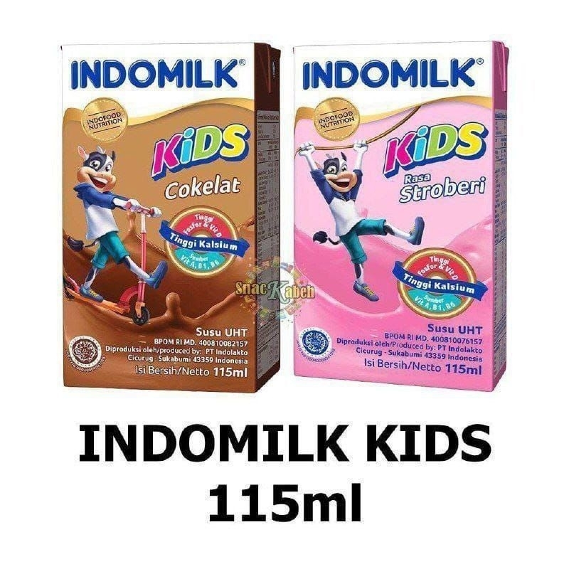 Jual Susu UHT Indomilk Kids 115ml Dus (40 PCS) | Shopee Indonesia