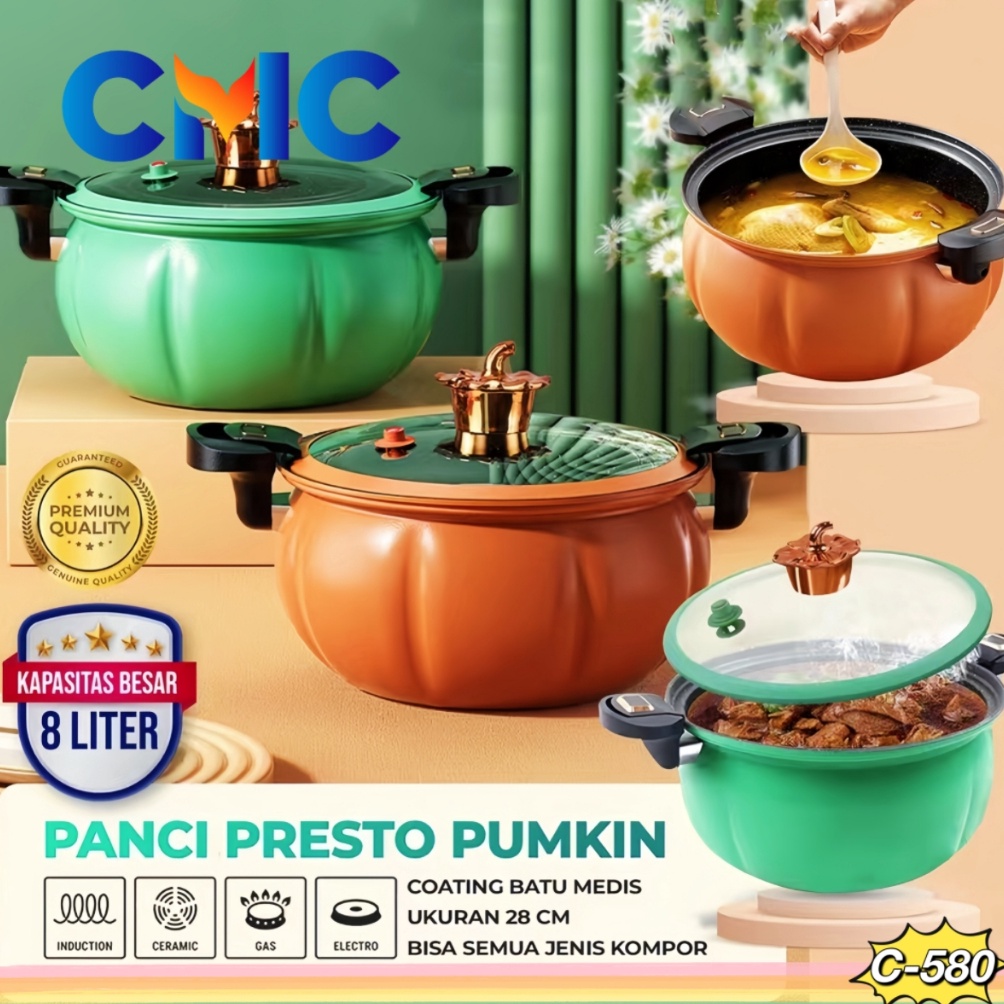 Jual CMCC58Panci Presto Bulat Bentuk Labu Berbahan Batu Medis Dan ...