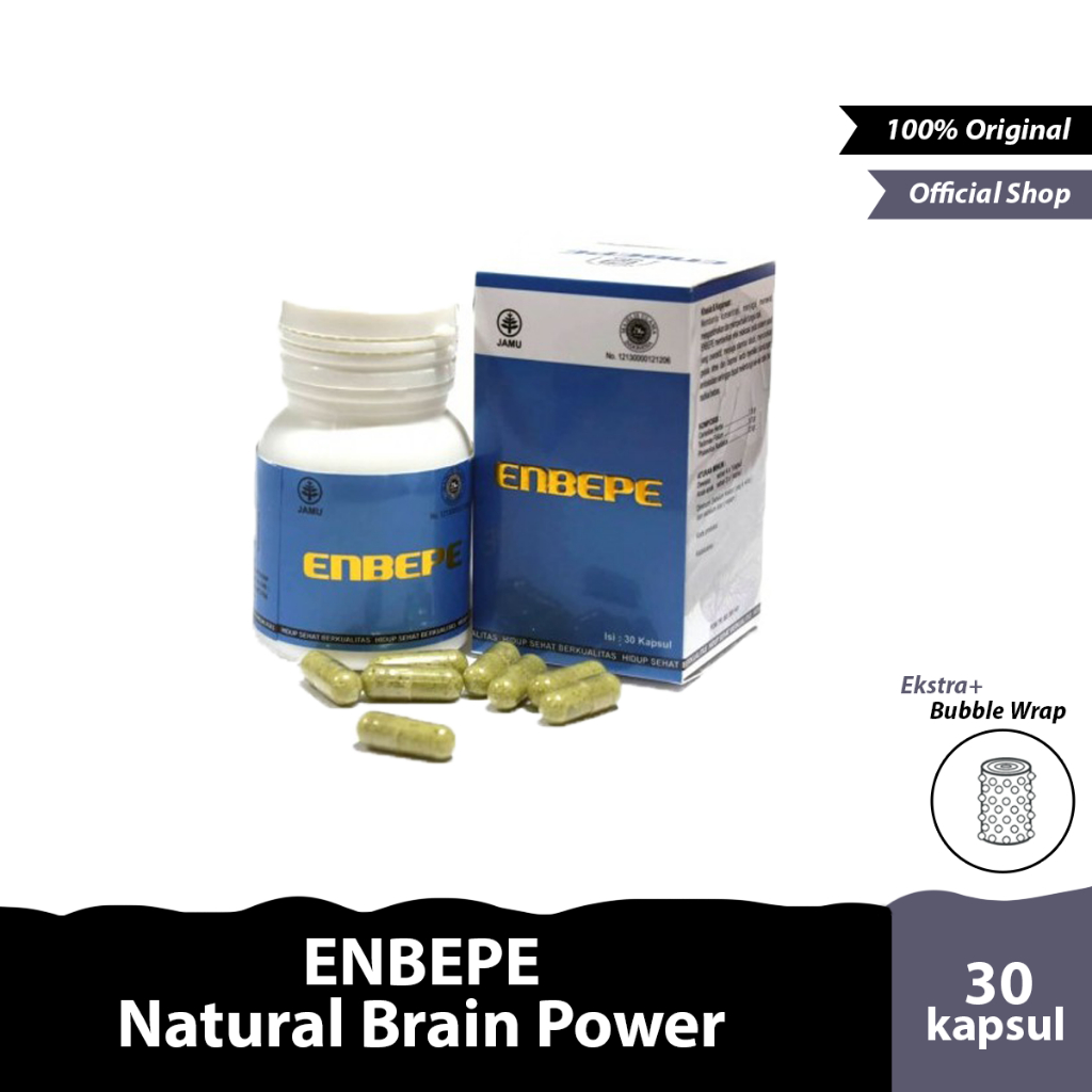Jual ENBEPE NATURAL BRAIN POWER NASA ORIGINAL HERBAL KECERDASAN OTAK ...