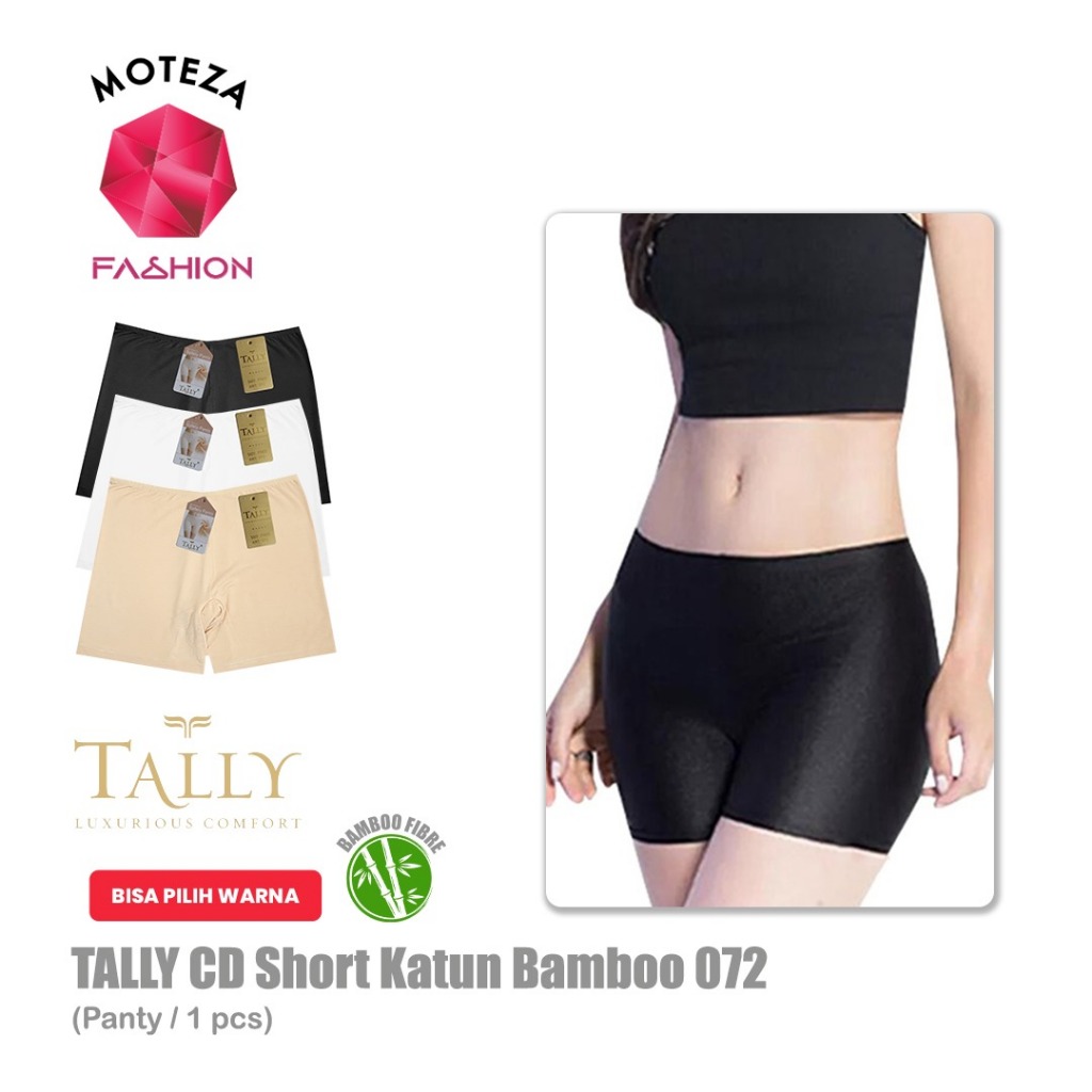 Jual Tally 072 CD Celana Dalam Pendek Wanita - Short Pants Katun Bamboo Fit M - L | Shopee Indonesia