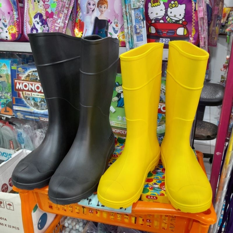Jual SEPATU BOOTS HUJAN MERK BRUCE BOOTS UNTUK PRIA DAN WANITA BAHAN ...