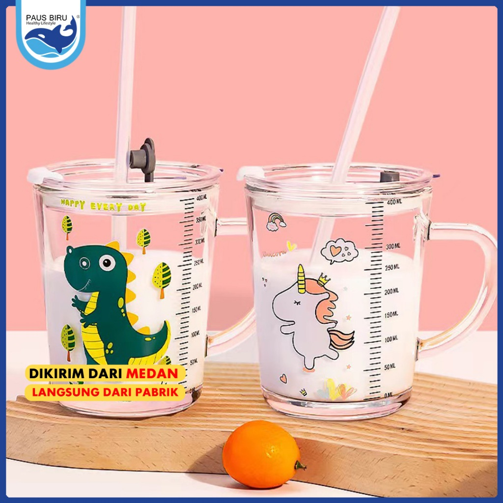 Jual Paus Biru - Gelas Minum Anak Mug Susu Anti Tumpah 400ml Dengan ...