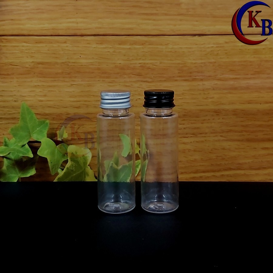 Jual BOTOL ULIR 50 ML ALUMUNIUM NECK 24 / BOTOL PLASTIK PET RF 50ML ...