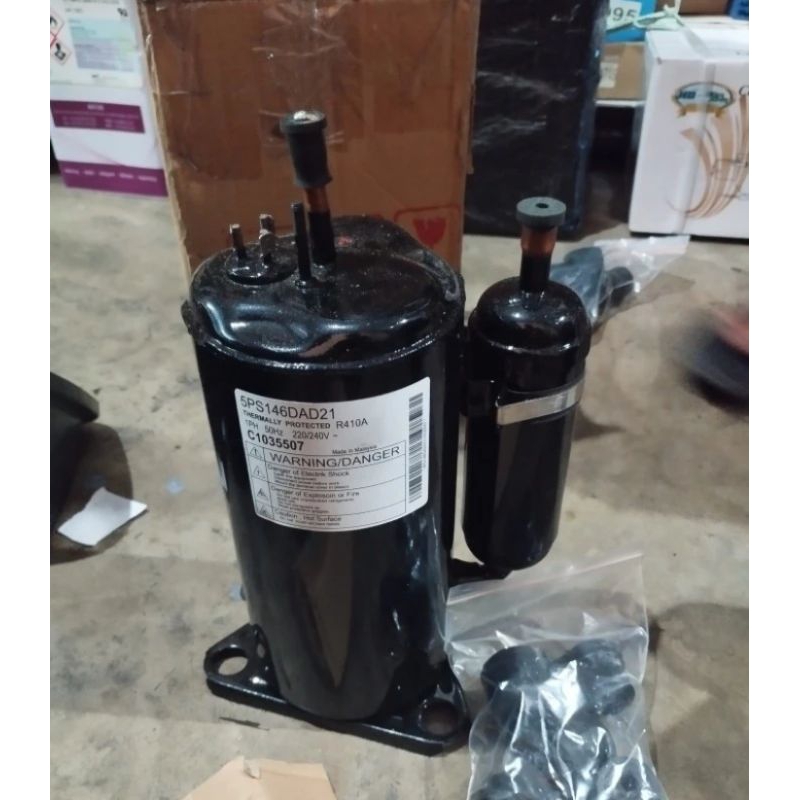 Jual kompresor AC Panasonic 1 - 1.5 1 - 1/5PK R410 5PS146 | Shopee ...