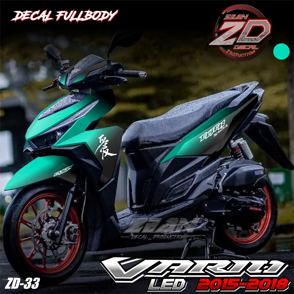 Jual (PROMO COD) TERBARU Decal Sticker Honda Vario 125 150 LED 2015 ...