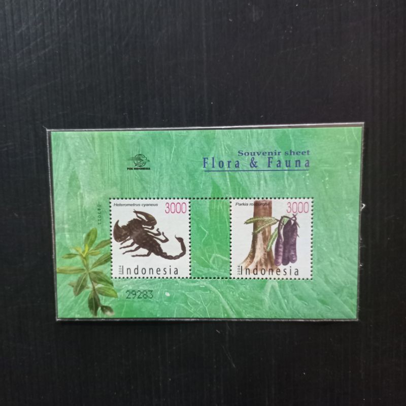 Jual SOUVENIR SHEET PRANGKO PERANGKO INDONESIA SERI FLORA FAUNA 2004 ...