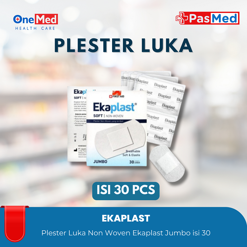 Jual Onemed | Plester Luka Non Woven | Ekaplast Soft Jumbo Box 30's ...