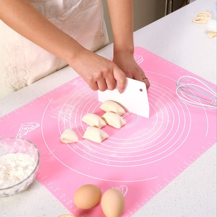 Jual Alas Adonan kue ROTI Silikon besar 50 X 40 CM Silicone Mat Pastry ...