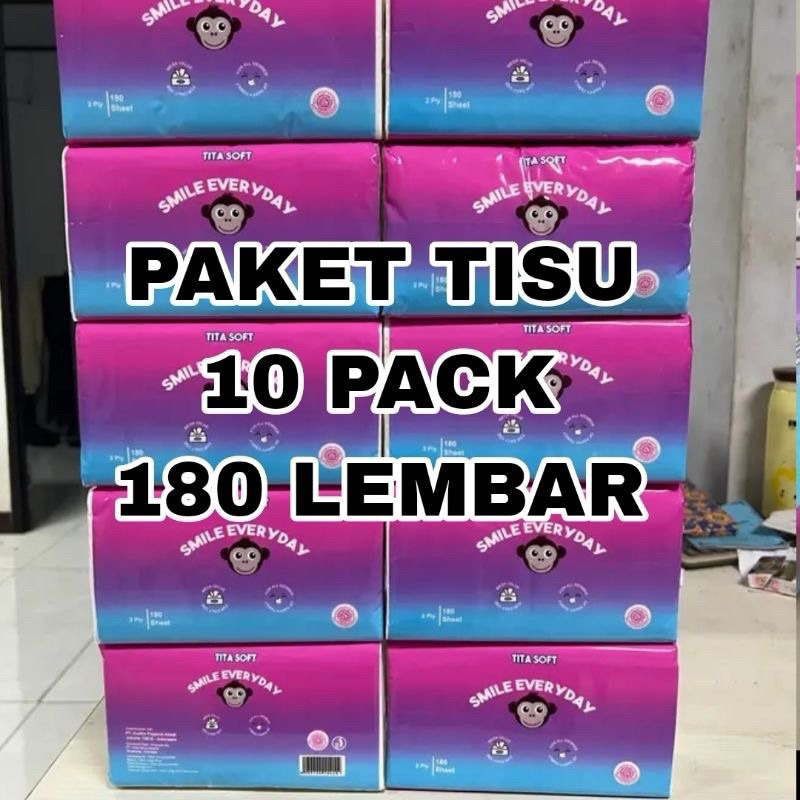 Jual tisu murah Tita Soft (PROMO 10pics) 2play 180sheet | Shopee Indonesia
