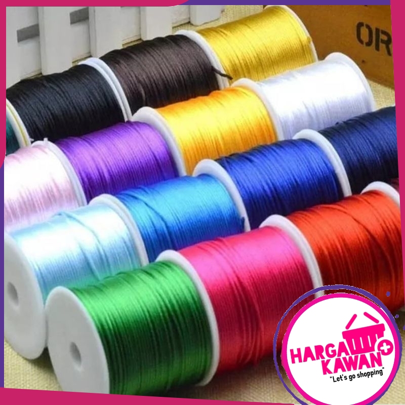 Jual Tali satin tali cina ukuran 2mm meteran panjang 3 meter | Shopee ...