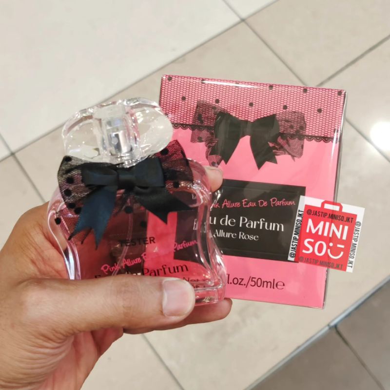 Jual MINISO 🆕 Parfum PINK ALLURE Eau de Parfum (50ml) | Shopee Indonesia