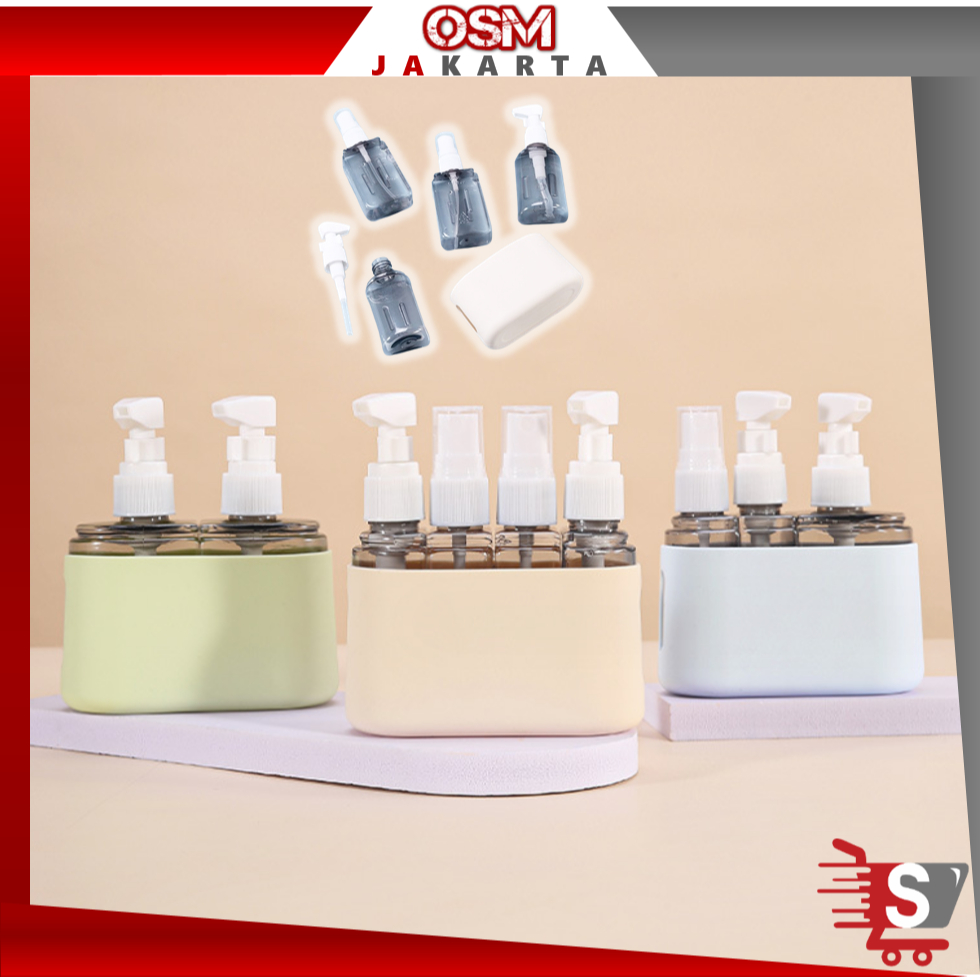 Jual OSM JKT H6206 Spray Bottle Travel Set 4 in 1 / Traveling Bottle ...