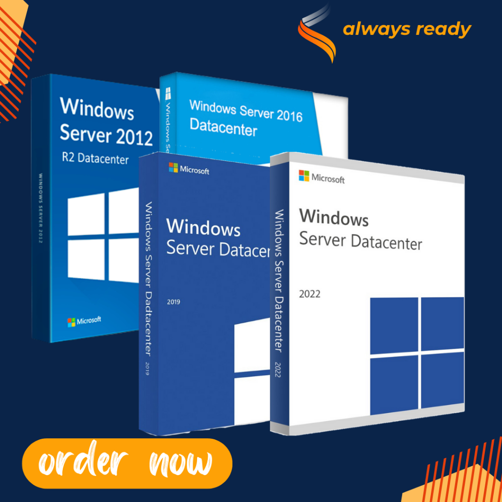 Jual Always.Ready Key Windows Server 2022 / 2019 / 2016 / 2012 R2 Datacenter Original Lisensi ...
