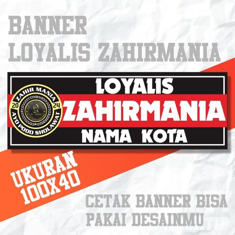 Jual BANNER LOYALIS ZAHIRMANIA BANNER SHOLAWAT BANNE AZ ZAHIR BANNER ...