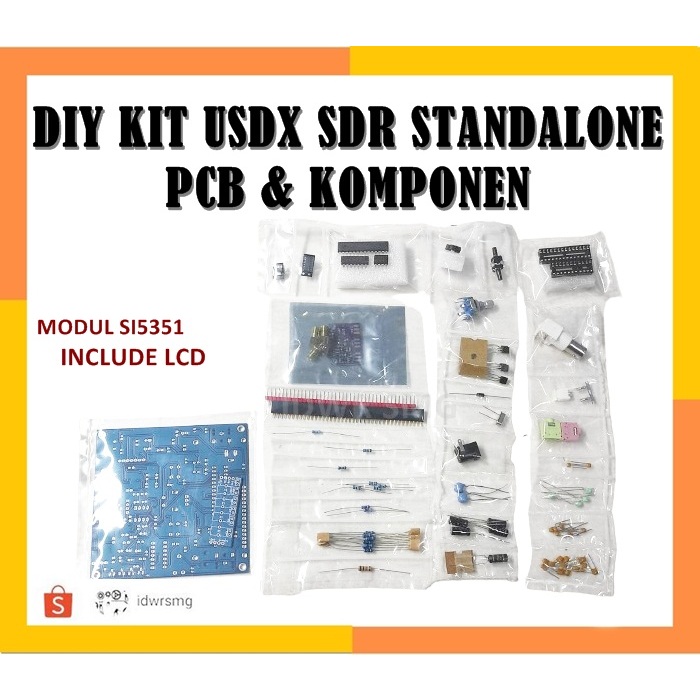 Jual DIY Kit uSDX SDR Standalone PCB dan Komponen | Shopee Indonesia
