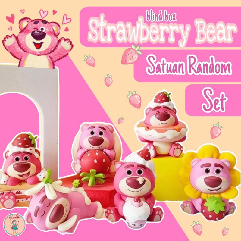 Jual Mainan Anak Figure Blind Box Karakter Lotso/Figure Lotso Blind Box ...