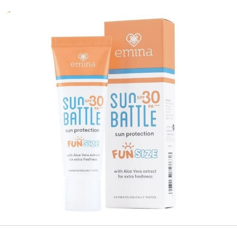 Jual Emina Sun Battle SPF 30 PA+++ - Sunscreen Pelindung dari Sinar ...