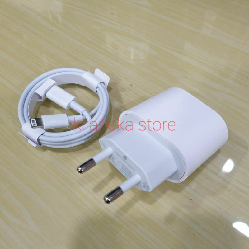 Jual KEPALA CHARGER BATOK KABEL IP POWER ADAPTER USB-C TO LIGHTNING 20W ...