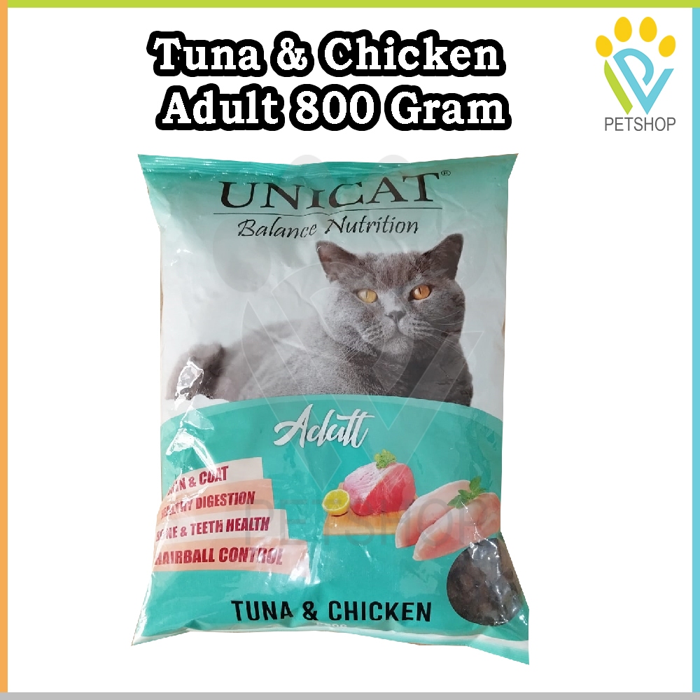 Jual Unicat Dry Food Adult Kitten Makanan Kucing Kering 800 gr | Shopee ...
