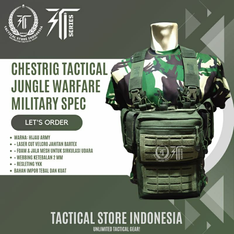 Jual Chestrig Tactical Military Spec (Milspec) Jungle Warfare - Chest ...
