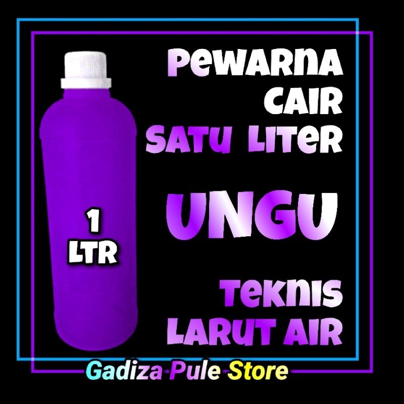 Jual Pewarna UNGU / PURPLE 1 Liter Konsentrat Liquid Larut Air | Shopee ...
