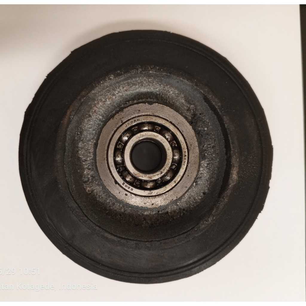 Jual roda gledekan karet mati 5 inch besi cor | Shopee Indonesia