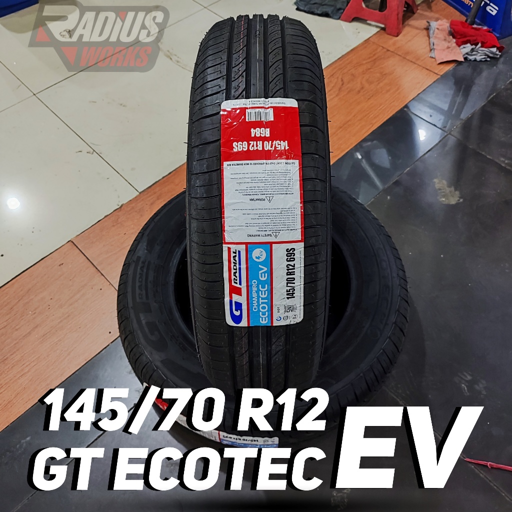 Jual Ban mobil standar wuling airEV ukuran 145 70 R12 gt ecotec EV ...