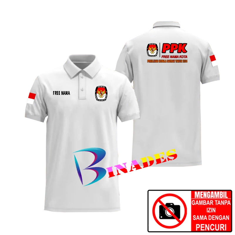 Jual JUAL Baju Kaos Kerah Model Polo PPK - PEMILIHAN KEPALA DAERAH 2024 ... Jual JUAL Baju Kaos Kerah Model Polo PPK - PEMILIHAN KEPALA DAERAH 2024 ...