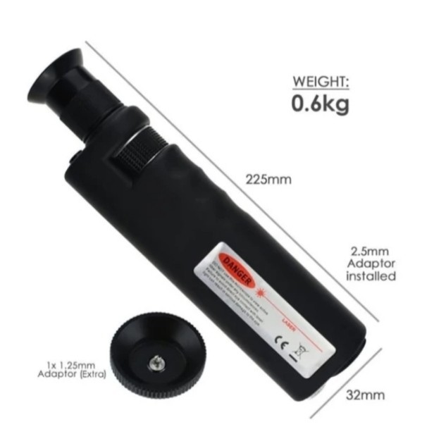Jual Handheld fiber optic microscope 400x accurate optical fiber ...