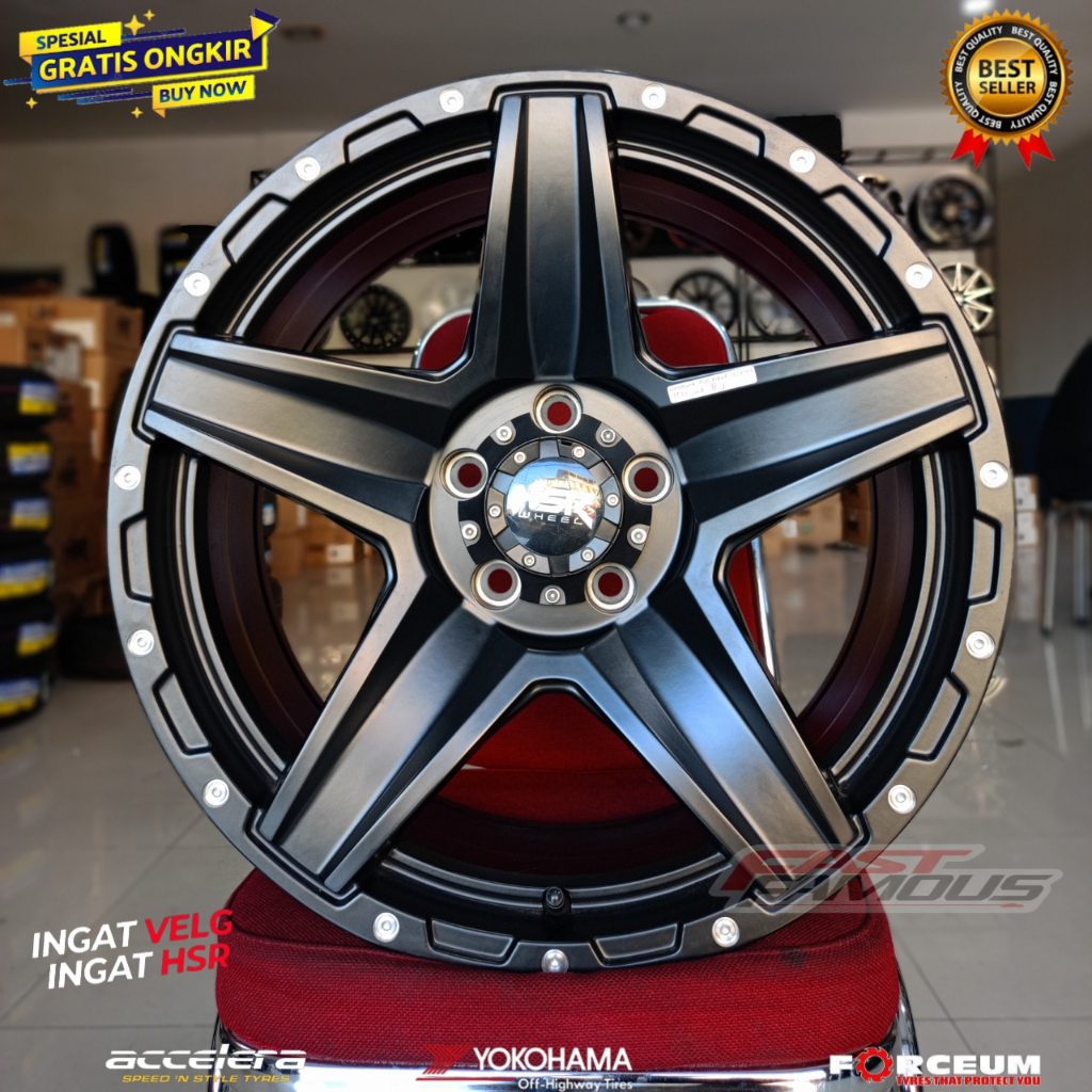 Jual Velg mobil r18 baut 5 hitam lebar 8 rata hsr landmark bisa untuk Innova, rush dll | Shopee ...