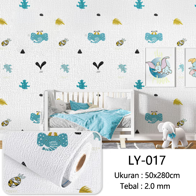 Jual Wallpaper Linen Roll Wallpaper Dinding stiker Dekorasi Kamar ...