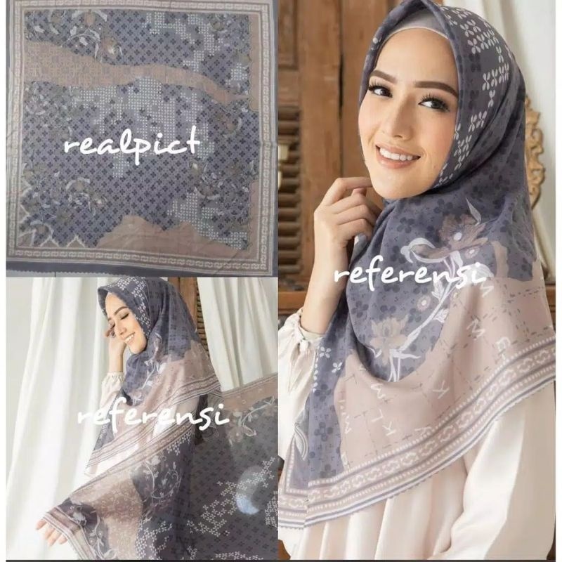 Jual HIJAB SEGI EMPAT MOTIP/KERUDUNG MOTIF VOAL TERBARU/JILBAB SEGI EMPAT MOTIF VOAL PREMIUM ...