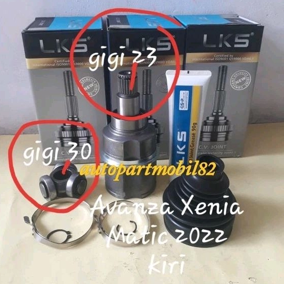 Jual CV Joint Dalam As Roda Depan Dalam Kiri Toyota AllNew Avanza Tahun 2020 ON Matic | Shopee ...