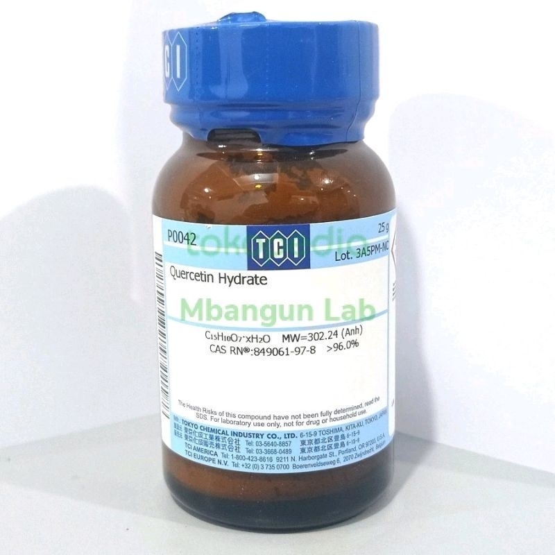 Jual Quercetin Hydrant | Quercetin Equivalen Sigma TCI Japan Repack ...