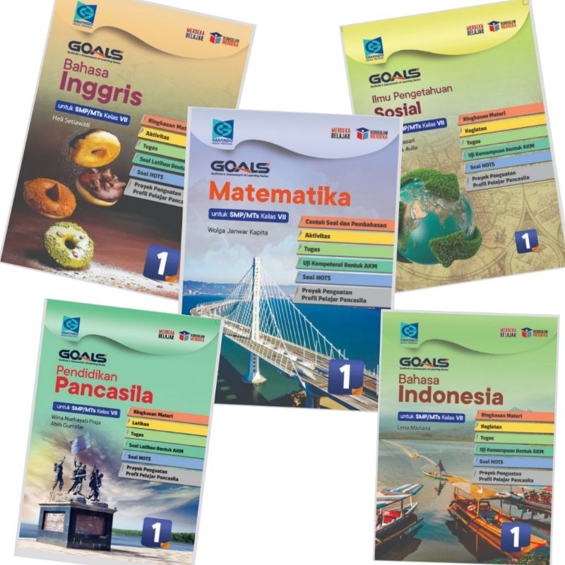 Jual GOALS Latihan Soal IPA Matematika Bahasa Indonesia IPS Bahasa Inggris Pendidikan Pancasila ...