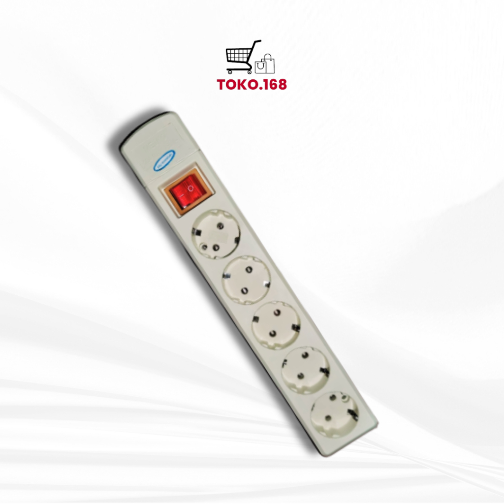 Jual Socket Adapter 5 Lubang// tanpa kabel /Stop Kontak Saklar MK-8988 ...