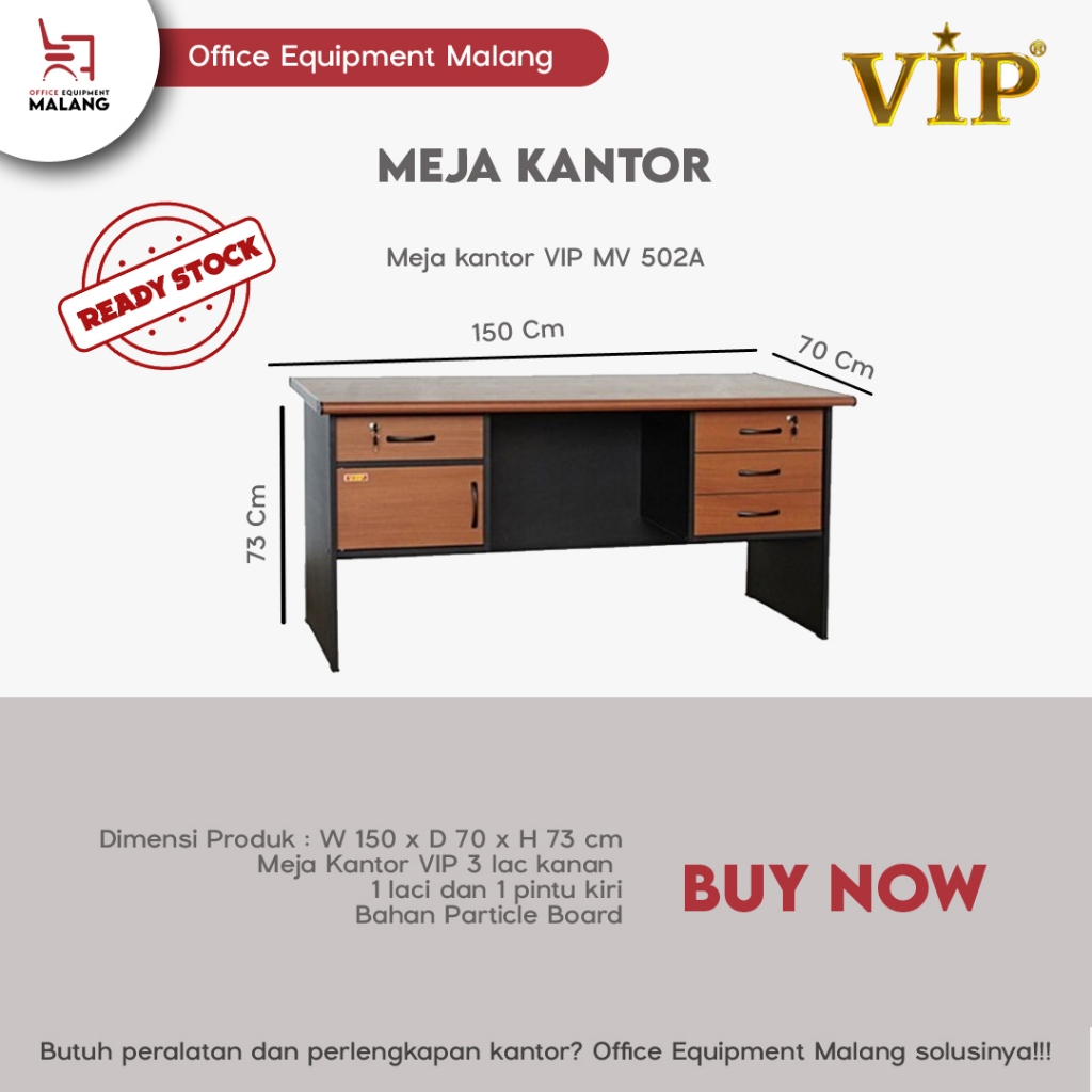 Jual Meja kerja VIP MV 502A | Shopee Indonesia