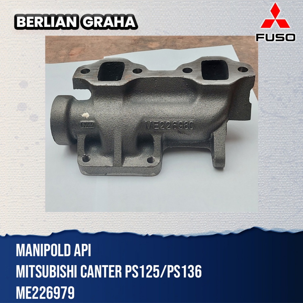 Jual Manipold Api Canter PS125/PS136/PS110/FE84/FE83 Belakang Original ...