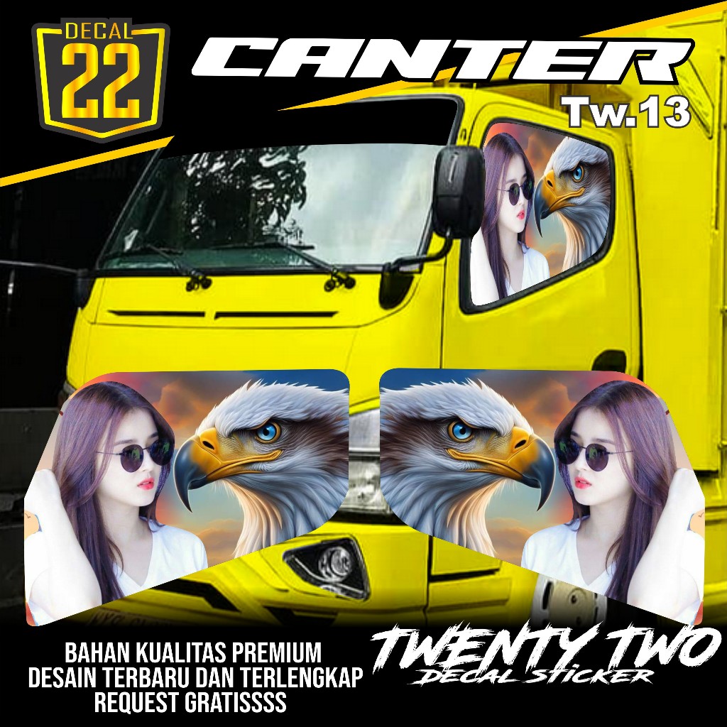 Jual STIKER TRUK STICKER ONE WAY TRUK CANTER STIKER KACA STIKER KACA ...