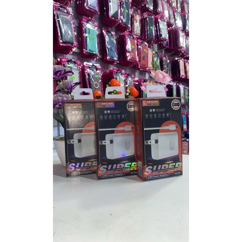 Jual CAS ORIGINAL SUPER FAST CHARGER 25W POWER ADAPTER TYPE C LIGTHNING ...