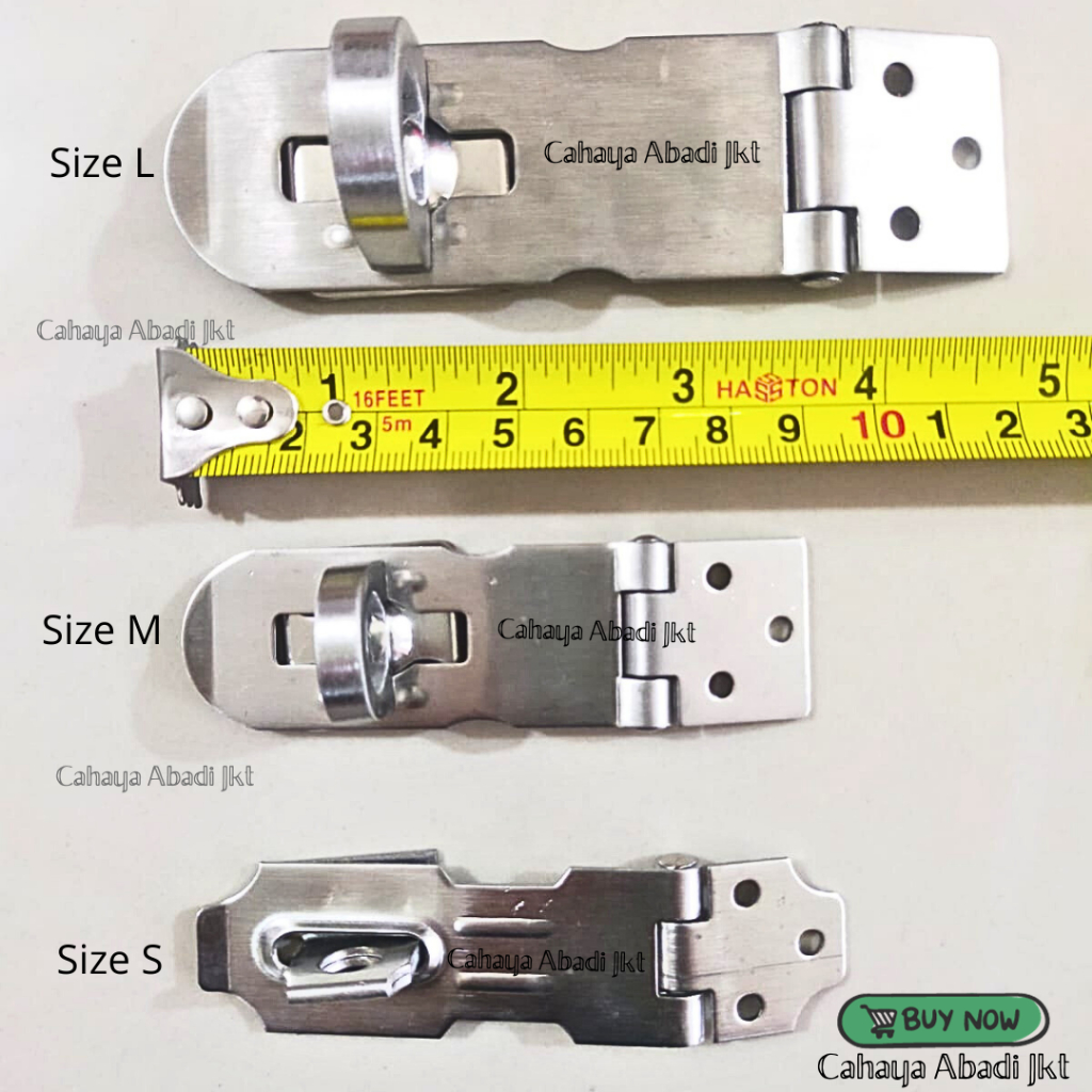 Jual HASPLOCK | OVERPAL | RUMAH GEMBOK STAINLESS SIZE M SOLIGEN ...