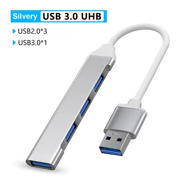 Jual USB Hub 3.0 1 Port + 2.0 3 Port PC Laptop Komputer | Shopee Indonesia