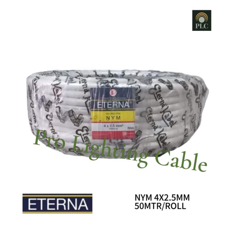 Jual Kabel Eterna NYM 4X2.5 4X2,5 mm Rol 50 Meter | Shopee Indonesia