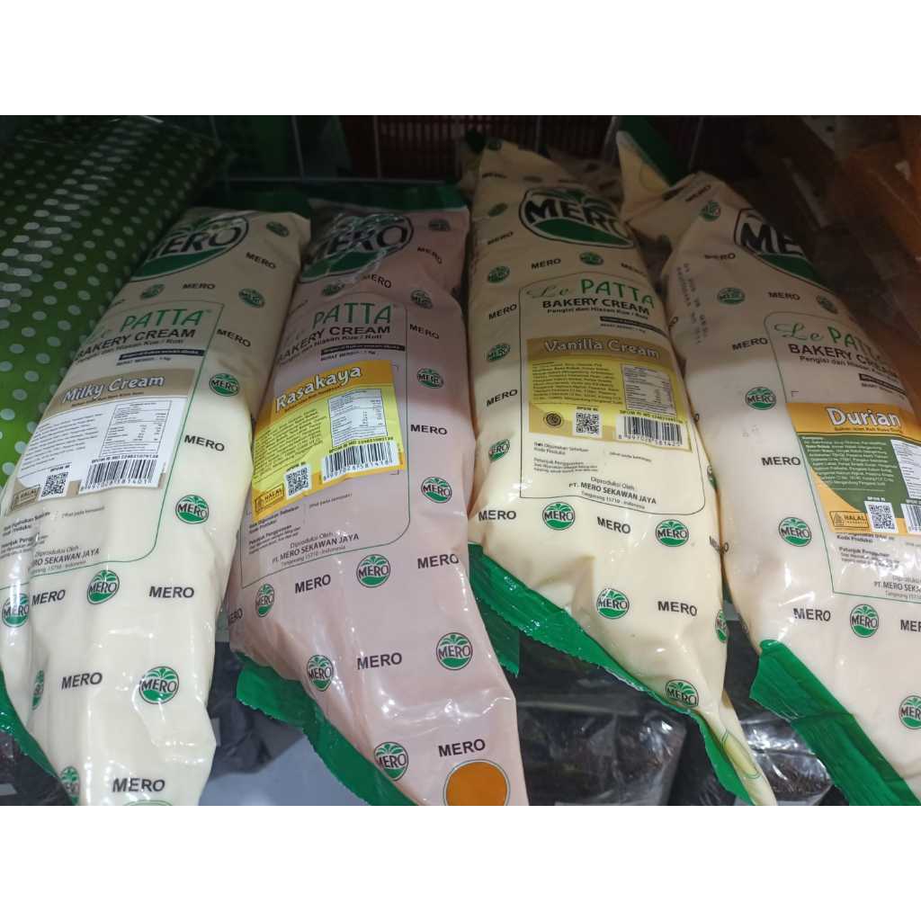 Jual Lepatta Bakery Cream 1kg Bantal aneka rasa / Sonton | Shopee Indonesia