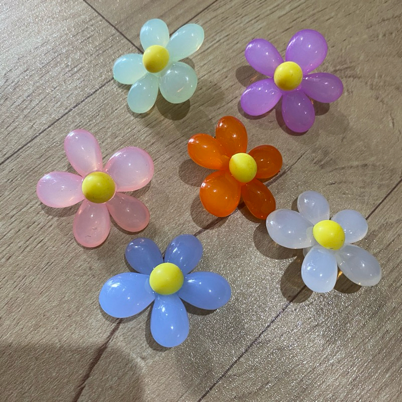 Jual Manik Bunga Daisy Gembul Pastel (Lubang Kancing) | Shopee Indonesia