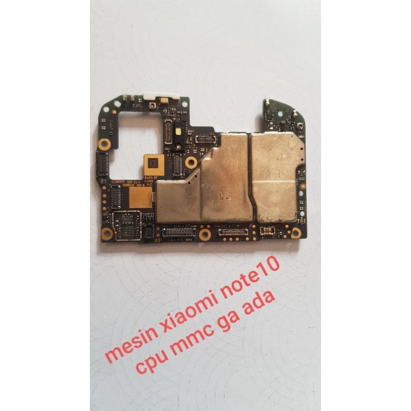 Jual MESIN XIAOMI NOTE 10 UNIT SESUAI PIC CPU MMC GA ADA | Shopee Indonesia