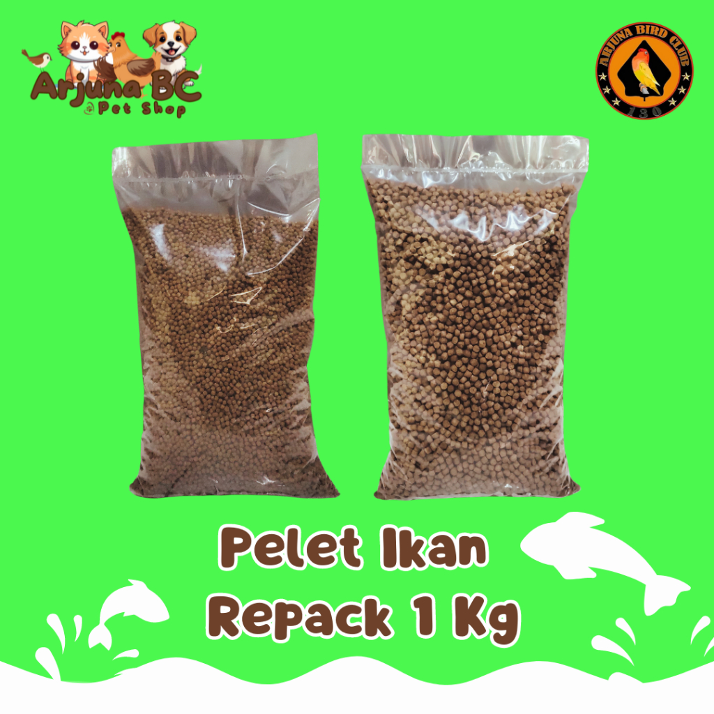 Jual Pelet Ikan Repack 1 Kg HIU-3 HIU-5 Pakan Ikan Umum | Makanan Ikan ...