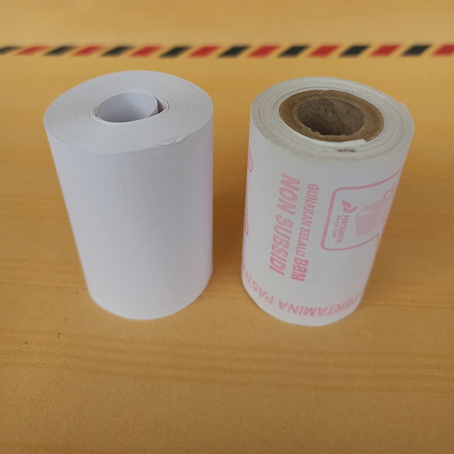 Jual Kertas struk Nota Thermal polos dan Logo Pasti pas size 58 pertam ...