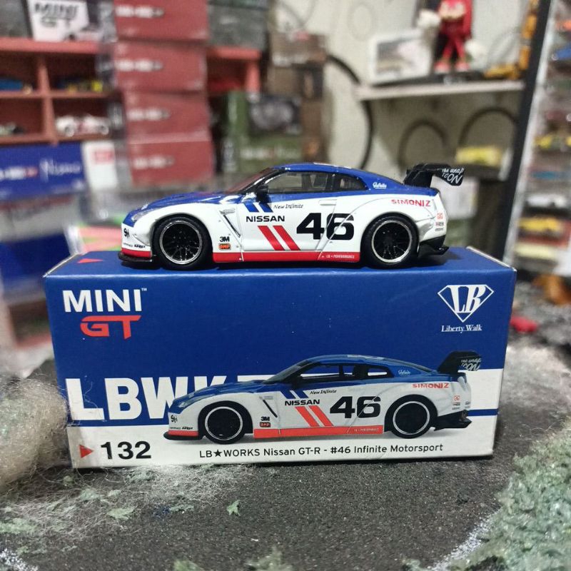 Jual Mini GT LB-Works Nissan GT-R #46 Infinite Motorsport (LHD)+ Free ...
