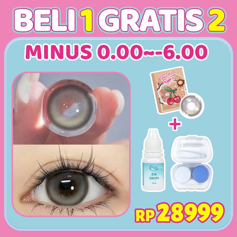 Jual [beli 1 gratis 2] Mysticeyes Softlens minus 0.00s/d-6.00 1Pasang ...